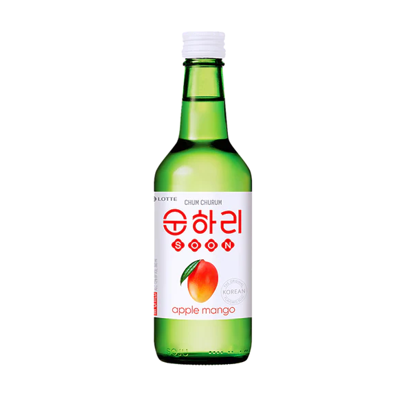 Chum Churum Korean Soju Soon Mango Flv 12% 360ml – Sun Sun Asian Food