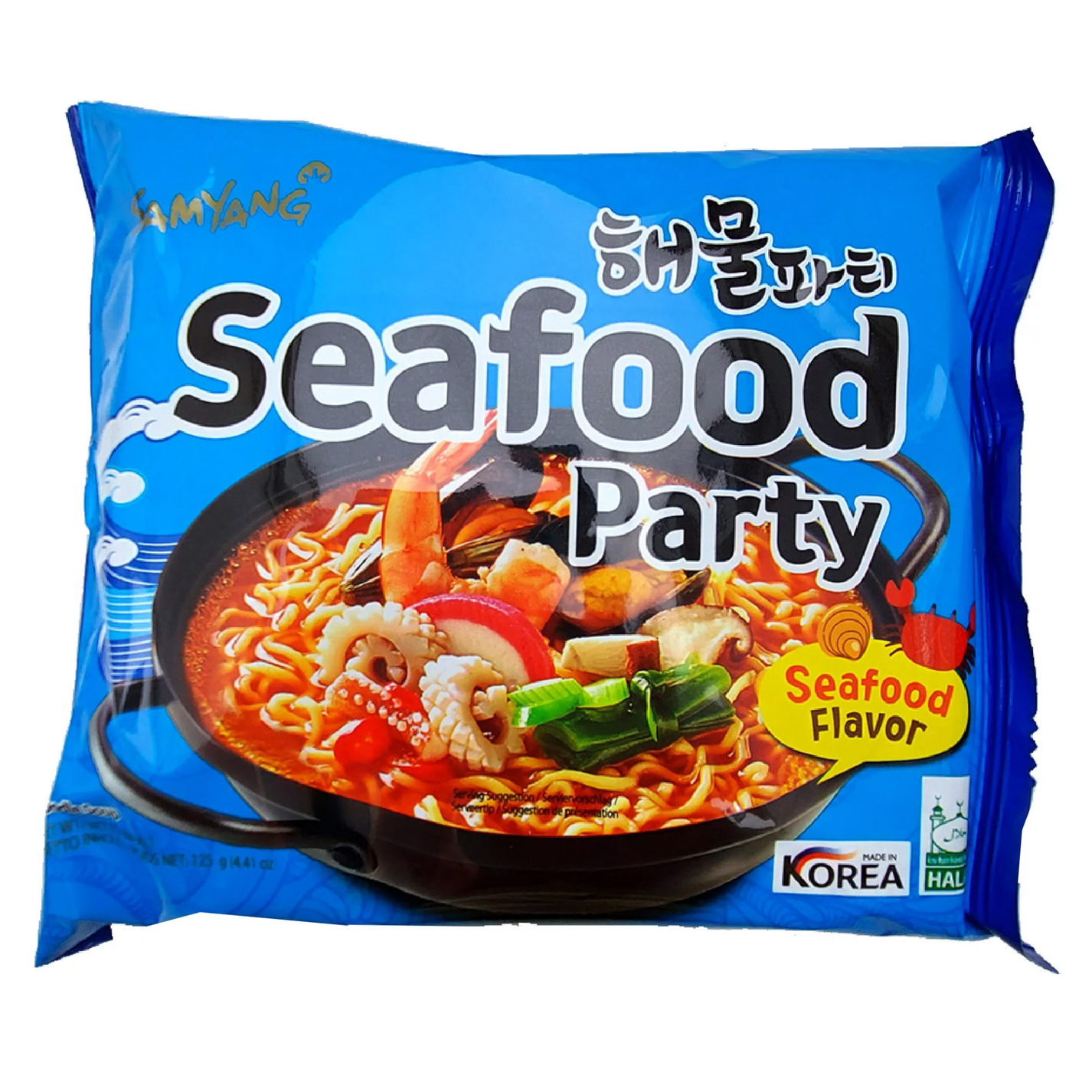 SamYang Seafood Party Instant Noodles 125g – Sun Sun Asian Food